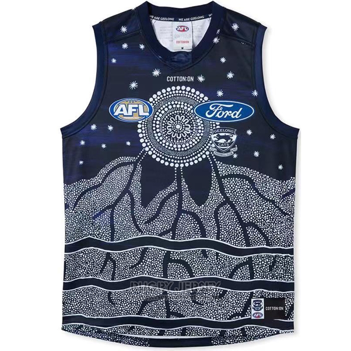 Jersey Geelong Cats AFL 2023 Indigenous | www.rugbyjerseyandshorts.co.nz