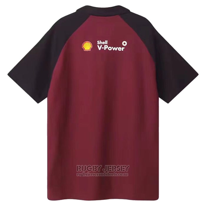 Jersey Polo Queensland Maroons Rugby 2024 | www.rugbyjerseyandshorts.co.nz