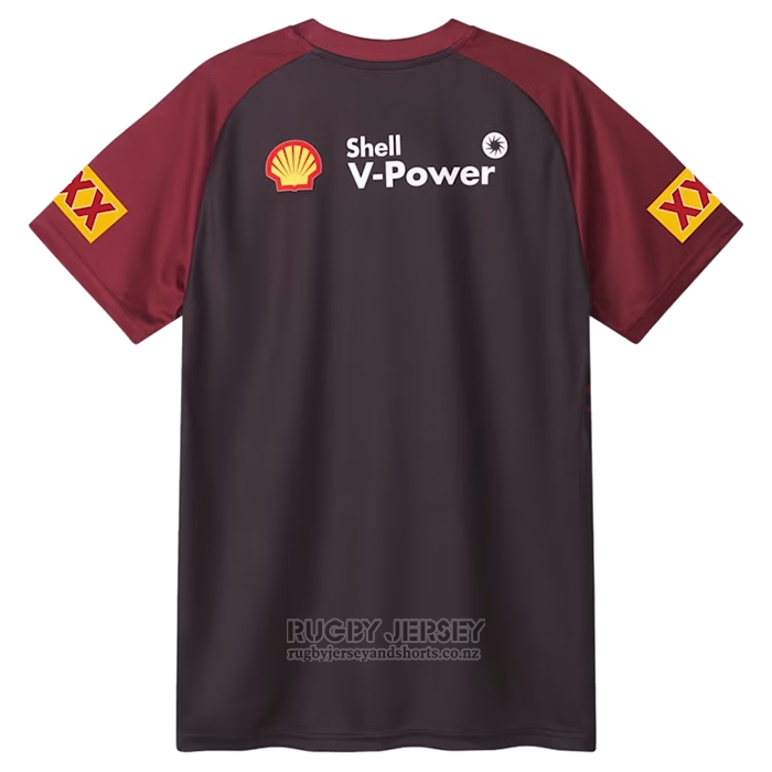 Jersey Queensland Maroons Rugby 2024 Training Black | www ...