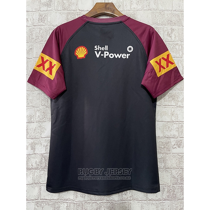 Jersey Queensland Maroons Rugby 2024 Training Black | www ...
