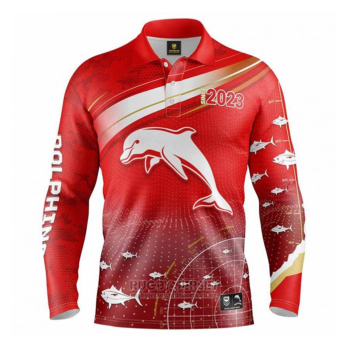 NRL Dolphins Rugby Jersey 2022 Fish Finder | www.rugbyjerseyandshorts.co.nz