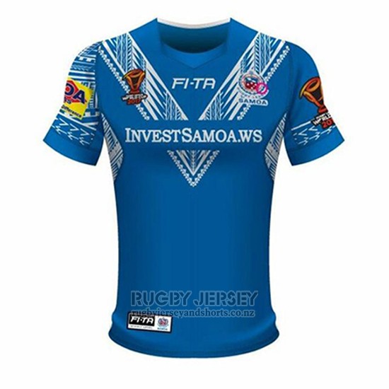 Samoa Rugby Jersey RLWC 2017 Home | www.rugbyjerseyandshorts.co.nz