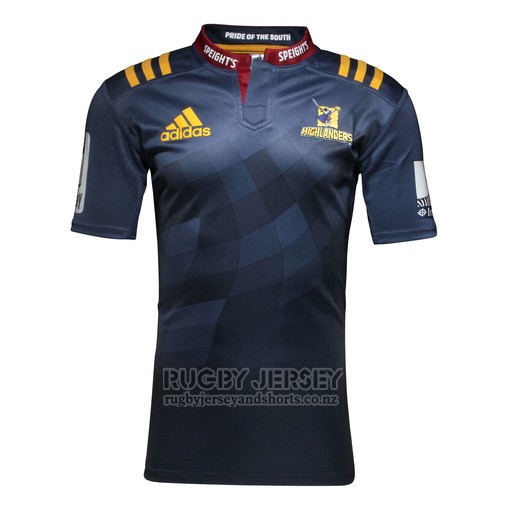 Highlanders Rugby Jersey 2016-17 Home | www.rugbyjerseyandshorts.co.nz